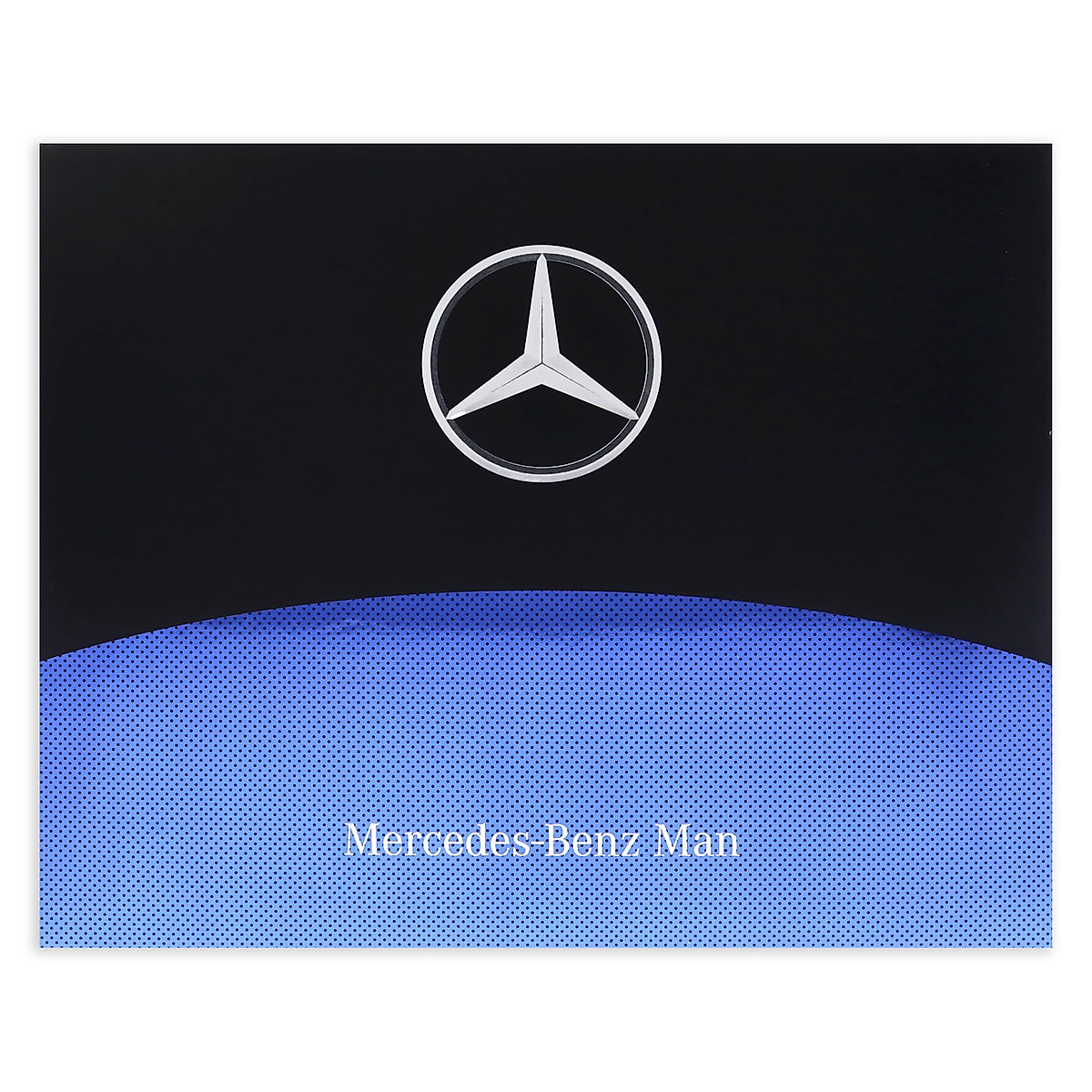 Mercedes-Benz Man Gift Set - Iconic Fragrance with EDT Spray, Shower Gel, Aftershave for Men - Long Lasting Aromatic Woody Fruity Mens Cologne - 3 pc