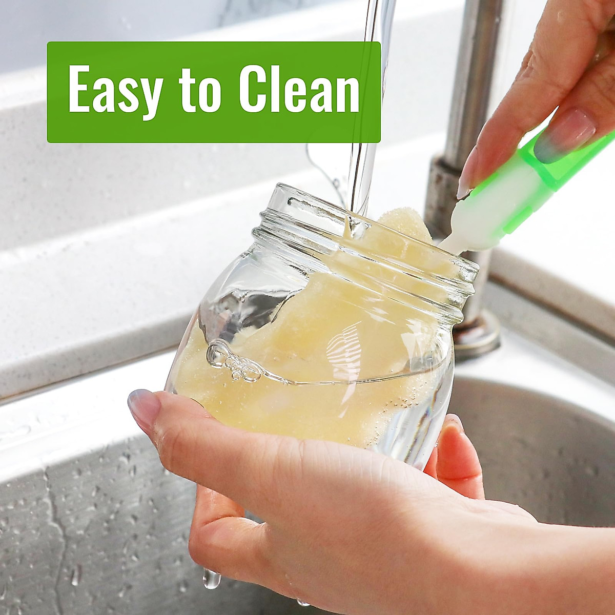 EkkoVla 10 oz Mason Jar with Regular Lid and Band, 24 Pack 300 ml Glass Canning Jars for Canning, Meal Prep, Candies, DIY Projects, Wedding Party Favors