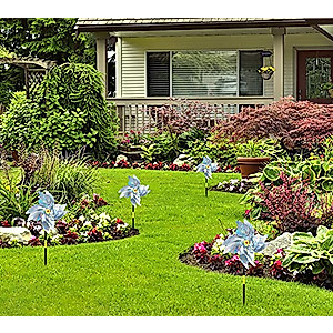 10 Pack Bird Scare Pinwheels, Woodpecker Deterrent Bird Repellent Devices Outdoor Reflective Blinder Pinwheels Effective Reflection Silver Spinner Animal Bird Deterrent to Keep Birds Away