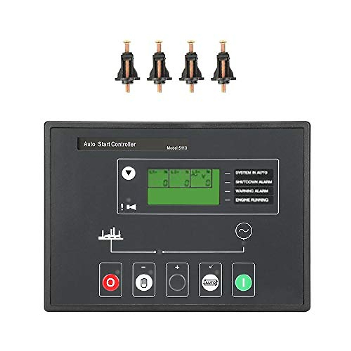 Generator Controller DSE5110 Generator Electronic Controller Module Control Panel LCD Display Manual Start & Stop Module