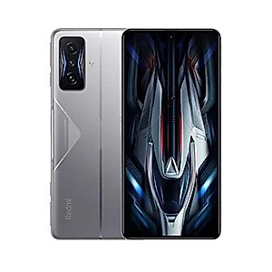 Xiaomi Redmi K50 Gaming 5G + 4G LTE (256GB + 12GB) (NOT Verizon AT&T Cricket Straight Talk) NFC Triple Camera 6.67" + (w/Fast Car Charger Bundle) (Electric Silver)