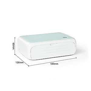 1 Piece Color Photo Instant Printer Portable Mini Pocket Printers High Resolution for Notes Gift Card