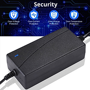 DC 12V 3A Power Adapter, US Plug, 4.6FT Power Cord, 36 Watt AC 100-240V to DC 12Volt Transformers, Switching Power Supply for LED Strip Light, Camera, Wireless Router 2.1mm X 5.5mm