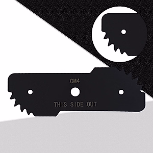 Haiouus 243801-02 Edger Blade, Compatible with Black & Decker 243801-00 LE750 & EH1000 Edger Replacement, Also Fits 40-519 Replacement Blade Edger (2)