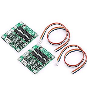 DEVMO 2PCS 4S 14.8V 30A BMS Protection PCB Cell Board Li-ion Lithium 18650 Balance