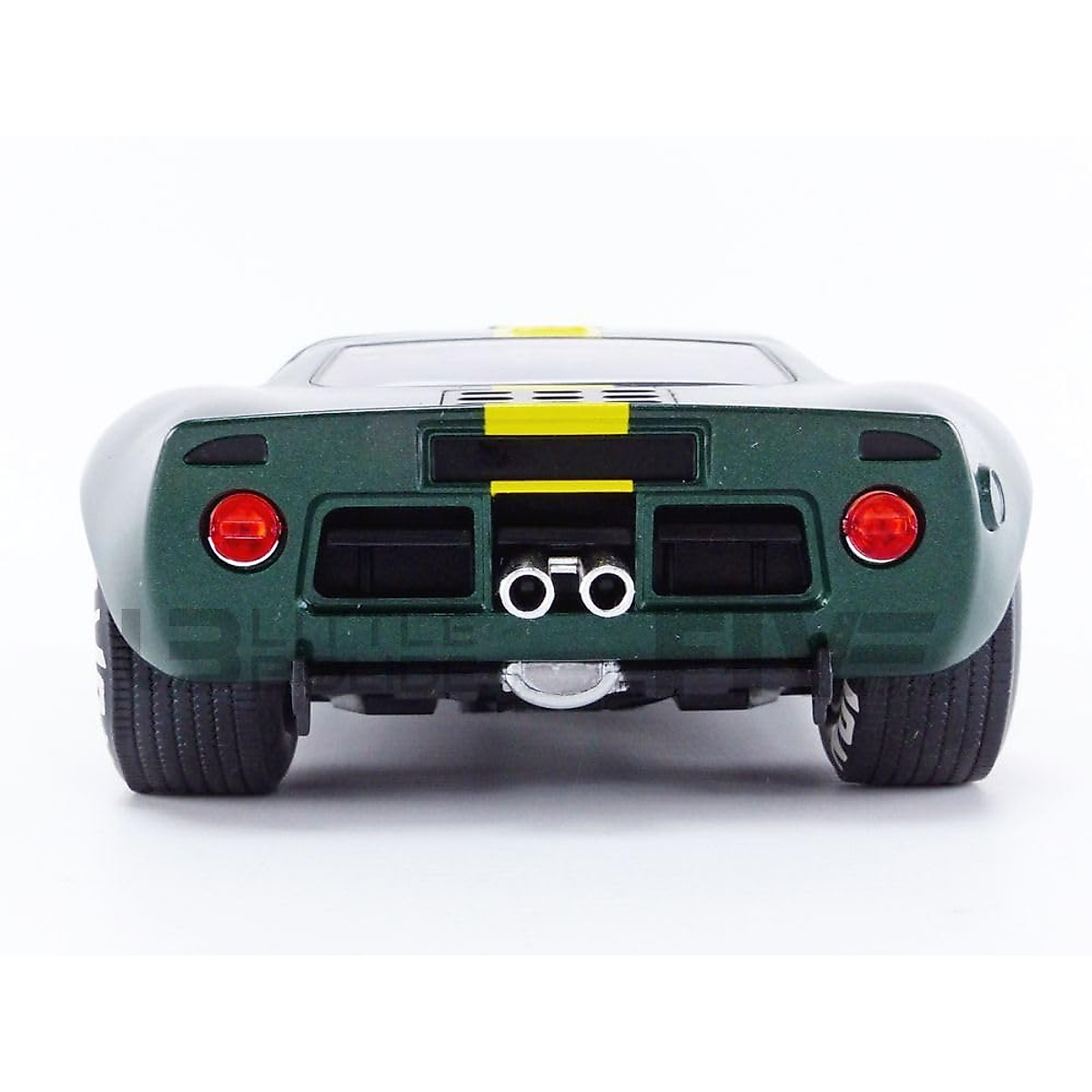 solido S1803004 Ford GT40 Mk.1 Collectible Miniature Car, Green and Yellow, 1:18 Scale