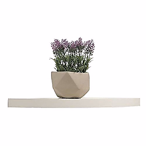 InPlace Shelving Lewis Hyman 9602036E Floating Corner Shelf with Invisible Brackets, 18", White