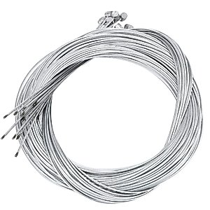 【𝐄𝐚𝐬𝐭𝐞𝐫 𝐏𝐫𝐨𝐦𝐨𝐭𝐢𝐨𝐧】 CHICIRIS 20PCS Premium Bike Brake Cable, 1.6mm Thick 20PCS 2.5M Length Electric Bicycle Brake Line, for Electric Scooter E-Bike Bicycle Modification Cycling Accessory