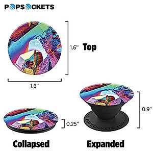 PopSockets: Collapsible Grip & Stand for Phones and Tablets - Rainbow Gem Gloss
