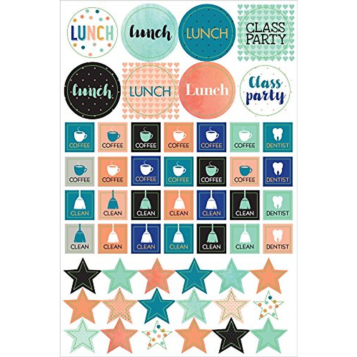 Essentials Mom's Planner Stickers (Set of 575 Stickers)