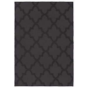 Garland Rug Quatro 6 ft. x 9 ft. Area Rug Cinder Gray