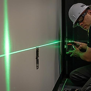 Klein Tools 93PLL Self-Leveling Laser Level, Green 3x360-Deg Planes, Rechargeable Battery, Magnetic Mount, Class II Laser (≤1mW @ 510-530nm)