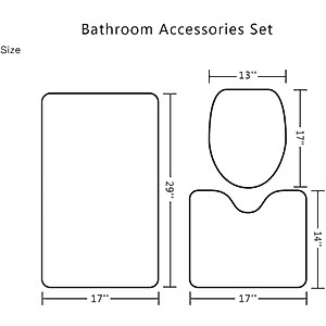 Bcsewcg Get Naked Floral Shower Curtain and Bath Mat Set, Farmhouse Highland Cow Funny Western Bull Bathroom Mat Set with Contour Toilet Mat, Mat and Toilet Lid Cover 69x70 Inch
