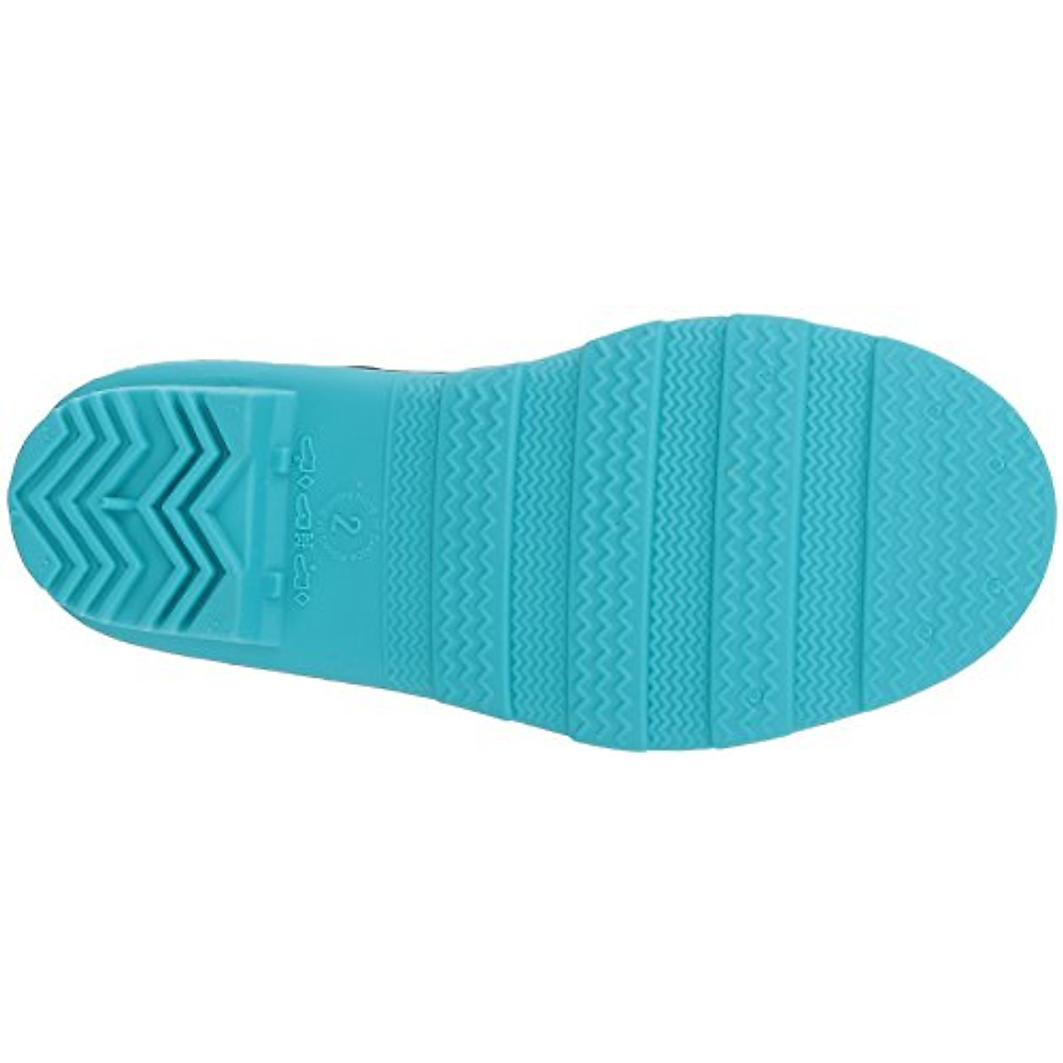 Kamik unisex-child Raindrops, navy/teal, 3 M US Little Kid