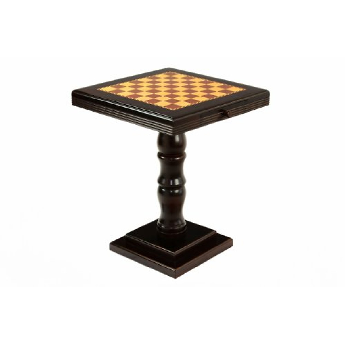 Frenchi Furniture Table, 27.58 in x 22.06 in x 22.06 in, Mahogany