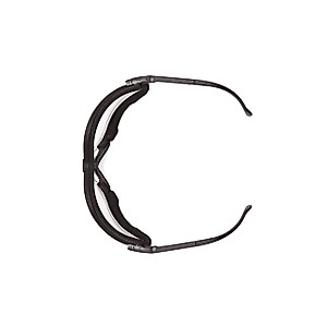 Pyramex V2G Safety Glasses, Black Frame/Amber Anti-Fog Lens