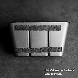 Alfanxi Rear Center Console Organizer Box Alcantara Material Storage Tray Compatible with Tesla Model Y (Green)