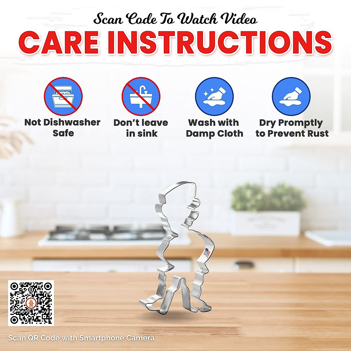 Leprechaun Cookie Cutter 5.5 in - Foose Cookie Cutters - US Tin Plate Steel