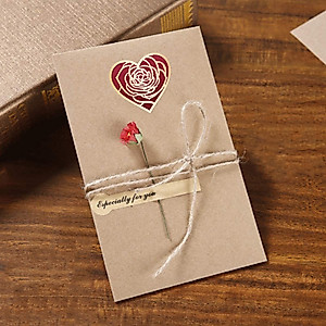 Rose Heart Stickers Roll, 1.5 inch Heart Self-Adhesive Labels for Personal and Business Use, Wedding Stickers for Favors, Love Stickers for Gift Wrap