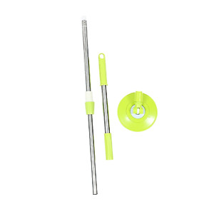 BUTIFULSIC 1 Set Mop Pole Rotating Mop Accessory Rod Handle Mop Rod Mopping Commercial Mop Mopa para Limpiar Pisos Turnicate Kit Replacement Rotating Rotary Mop Rod Mops Green Stainless Steel