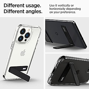 Spigen U101 Standard Universal Kickstand, Vertical and Horizontal Stand Adjustable Angles Compatible with Any Cell Phone - Black