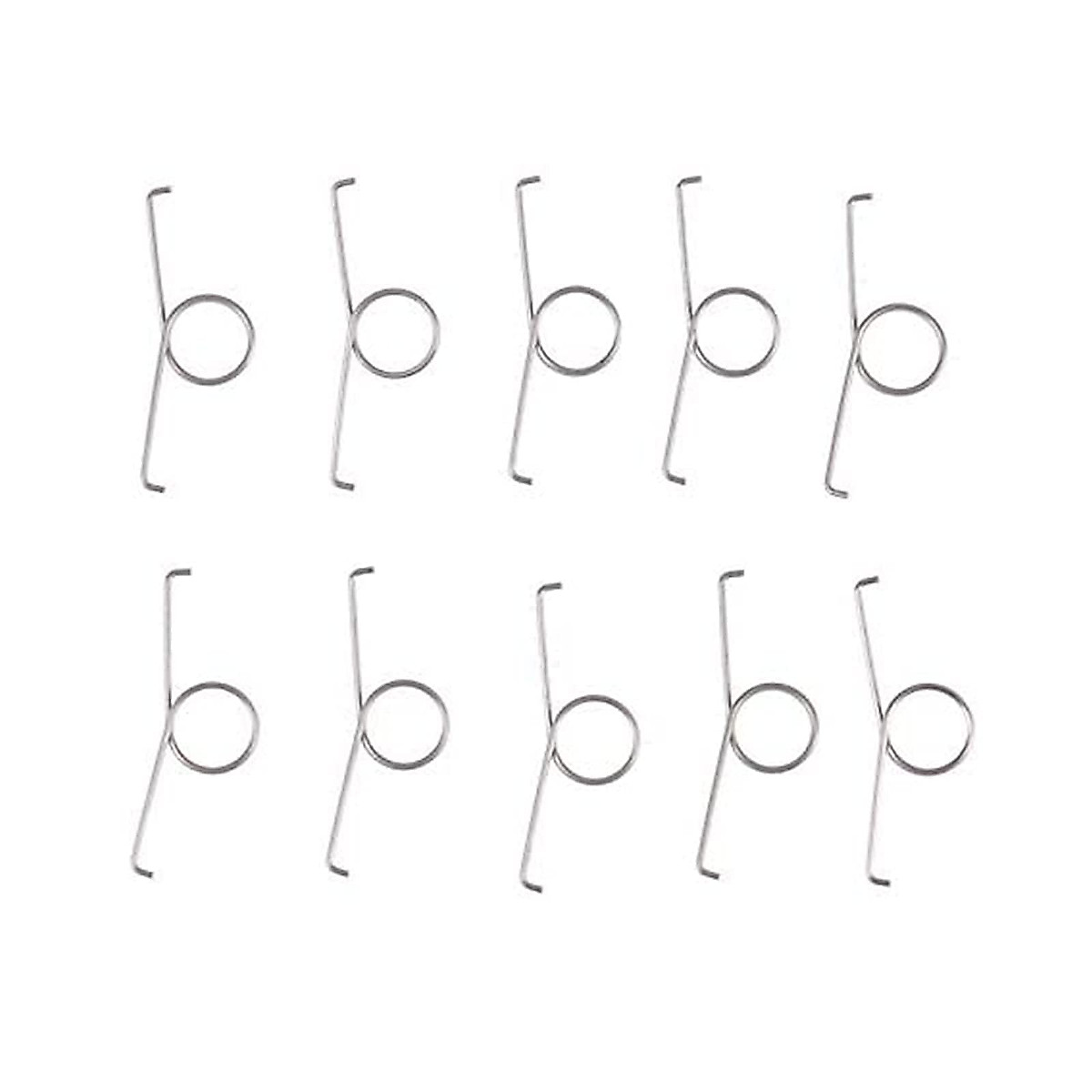 TNND Trigger Button Springs 10PCS PS5 Handle Metal L2 R2 Replacement for Playstation 5 PS5 PS4 Dualsense Controller Accessories, metallic