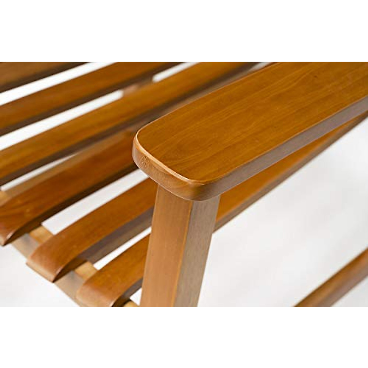 Woodlawn&Home Mission Style Rocking Chair, Natural Hardwood 100040,