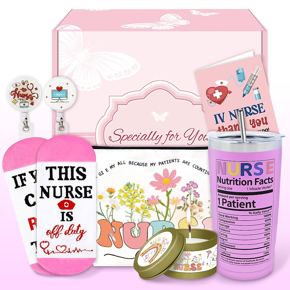 Nurse Gifts for Women, 7 Pcs Nurse Practitioner for Women, Cool Week Gifts for Nurses Female, Nursing Student, Preceptor, Nurse Appreciation Gift for Retirement, Graduation, Nurses Day