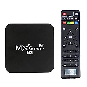 MXQ Pro 5G Android 12.1 TV Box Ram 1GB ROM 8GB Android Smart Box H.265 HD 3D Dual Band 2.4G/5.8G WiFi Quad Core Home Media Player
