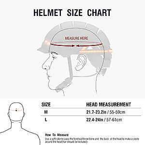 LIVALL BH51M Neo Smart Bluetooth Bike Helmet with Speakers & Built-in Microphone, CE CPSC Certified, Bike Helmet with Smart Turn Signals, Fall Detection, Bike Helmet with Visor for Adults Men Women