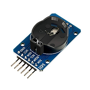 DS3231 AT24C32 IIC RTC Module Clock Timer Memory Module Beats Replace DS1307 I2C RTC Board (Batteries not Included) + 20 PCS Male to Female Jumper Wire Cable
