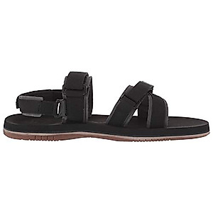 Quiksilver Men's Caged Oasis II Sandal, Black/Grey/Brown, 14 Medium US