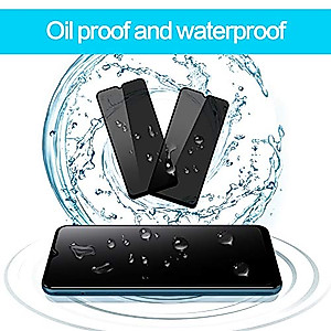 YWXTW Privacy Screen Protector for Samsung Galaxy A12/A13/A13 LTE/A32 5G/A03S/A02S, Upgraded Anti Spy Anti Peeping Tempered Glass Screen Protector Compatible with Galaxy A12/A13/A32 5G/A03S/A02S, 2-Pack (Black)