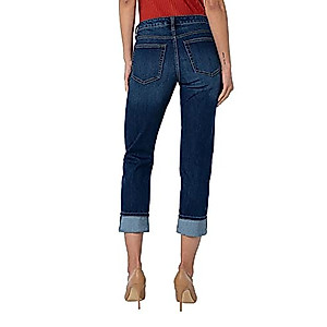Liverpool Women's Marley Girlfriend Cuffed Eco Jeans (Bartlett, 8)