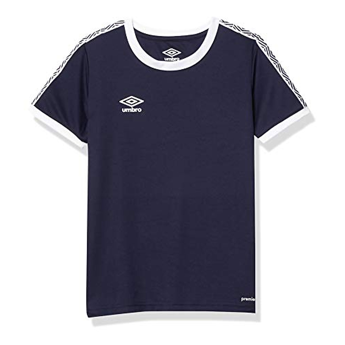 Umbro Diamond Poly S/s, Navy/White, Small (8)