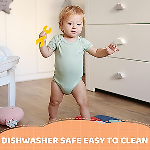 Baby Boy Toys - Baby Molar Teether Teething Toys 0-6 Months 6-12 - Soothe Babies Sore Gums Chew Toys - BPA Free Silicone - 4 Pack