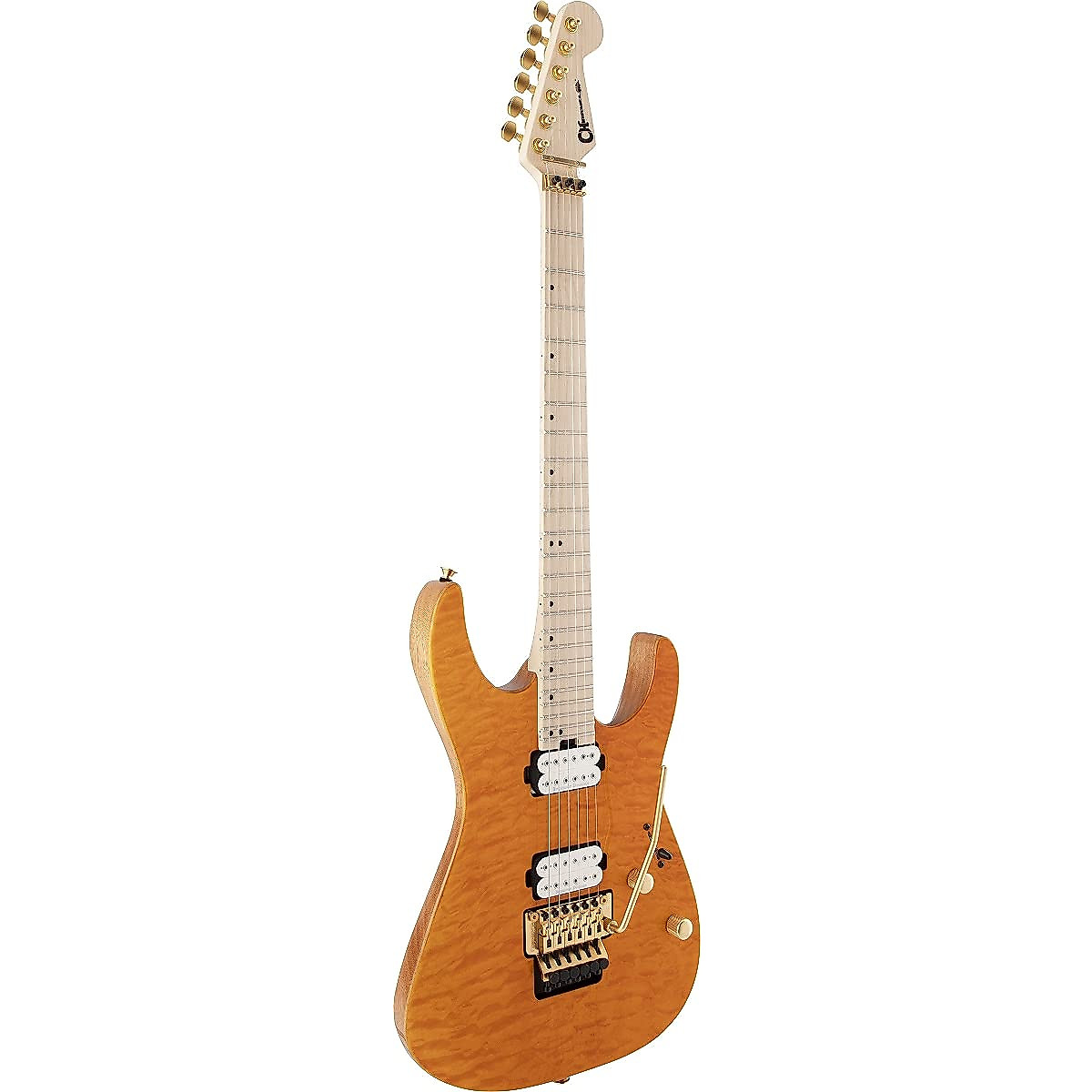 Charvel Pro-Mod DK24 HH FR - Dark Amber