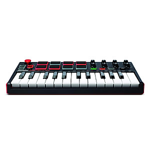 Akai Professional MPK Mini MKII – 25 Key USB MIDI Keyboard Controller With 8 Drum Pads, 8 Assignable Q-Link Knobs and Pro Software Suite Included