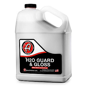 Adam’s H2O Guard & Gloss - Revolutionary Hybrid Top Coat Technology Combines Silica Sealant, Polish Wax, and Quick Detailer Technology - Seals, Shines, and Protects All Exterior Surfaces (Collection)