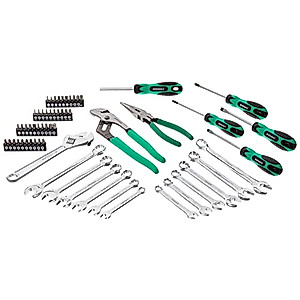 Amazon Brand - Denali 170-Piece All-Purpose Tool Kit and Socket Set, 16 x 20 x 3.5 in