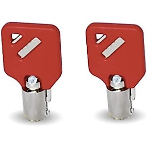 Compatible With Husky Milwaukee & Steel Glide R18 Keys Tool Box Tool Chest Replacement lock keys, 2 (R18) Key, Compatible With Husky Milwaukee & Steel Glide Toolboxes Red (R18)