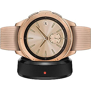 Samsung Galaxy Watch (42mm) Smartwatch (Bluetooth) Android/iOS Compatible, SM-R810, International Version (Rose Gold) (Renewed)