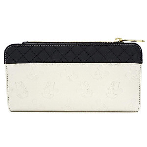 Loungefly x Minnie and Mickey Mouse Debossed Heads Wallet (Multicolored, One Size)