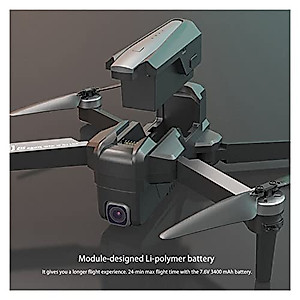 NIRAA B12 Bugs 12 EIS GPS Drone 4K 5G WiFi Digital Zoom Camera 22Mins Flight Time Brushless Foldable RC Quadcopter Drone (Color : B12 Drone 1B Box)