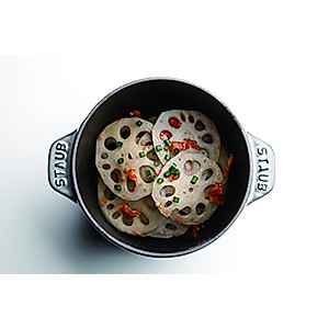 Staub 40511-827 La Cocotte de Gohan Cherry S, 4.7 inches (12 cm), Rice Pot, 1 Cup, Cast Iron, Enameled Pot, Rice Cooker, Authentic Japanese Product