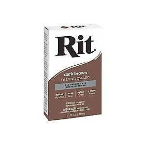 Rit Concentrated Powder Fabric Dye Dark Brown - Each