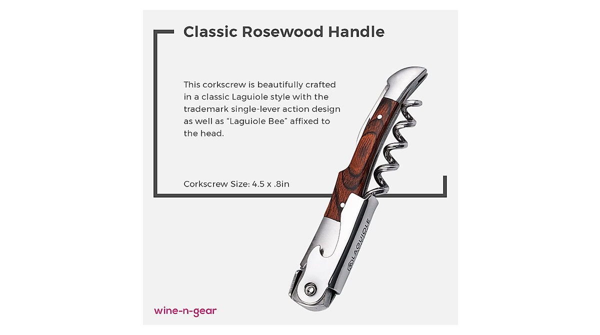 Laguiole California Corkscrew - Elegant Wine Opener