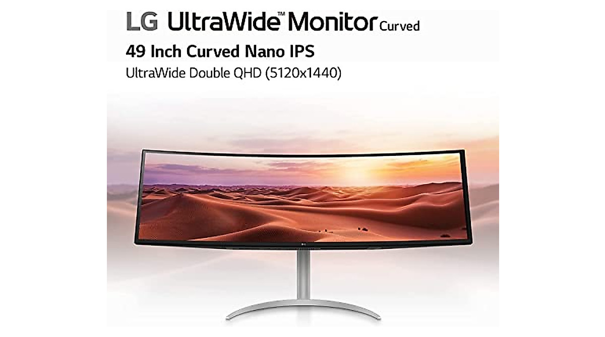 LG 49WQ95C-W 49" Curved UltraWide Monitor