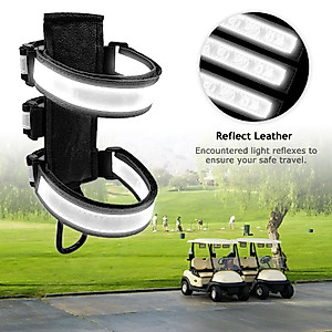 EDUPLINK Large Portable Speaker Mount, Shockproof Wireless Speakers Holder, Adjustable Long Strap for Most Speakers Compatible JBL, Sony, Bose for Golf Cart Bike UTV Wakeboard (Luminous)