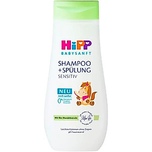 HiPP Baby Shampoo with organic almond oil - 200 ml - German -